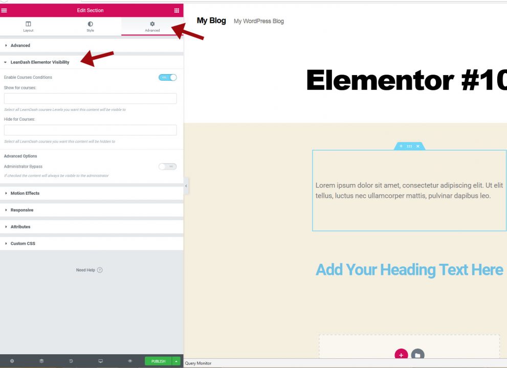 Dynamic Visibility for LearnDash & Elementor - Happy Plugins Store - Plugins & Guides for ...